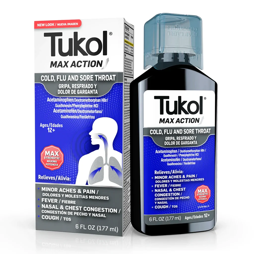Tukol Max Action Cold and Flu 6oz – Porpa