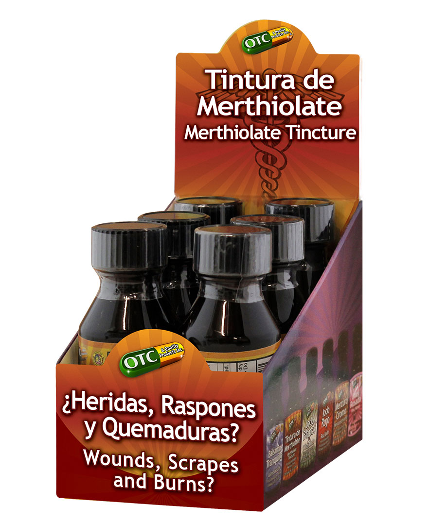 Tintura de Merthiolate Display 6 – Porpa