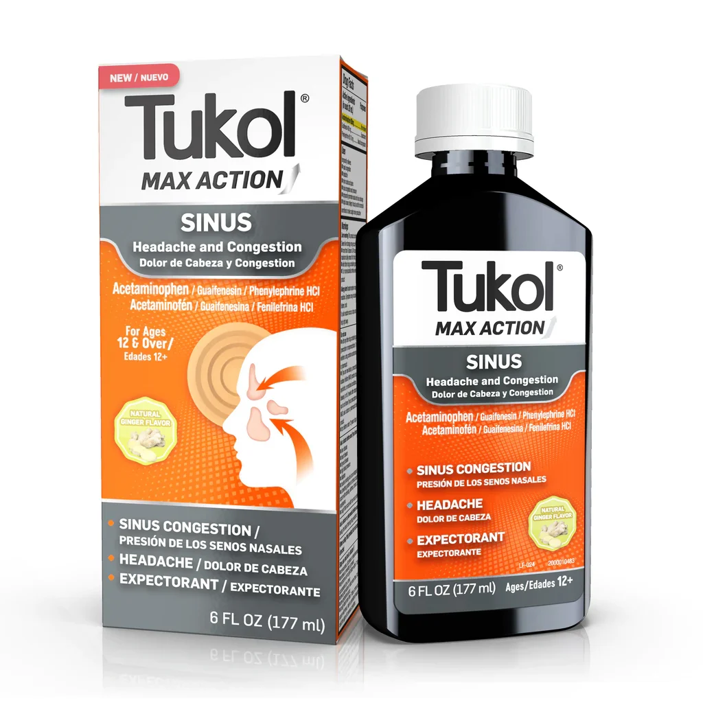 TUKOL SINUS LIQUID 6 FL OZ – Porpa International LLC